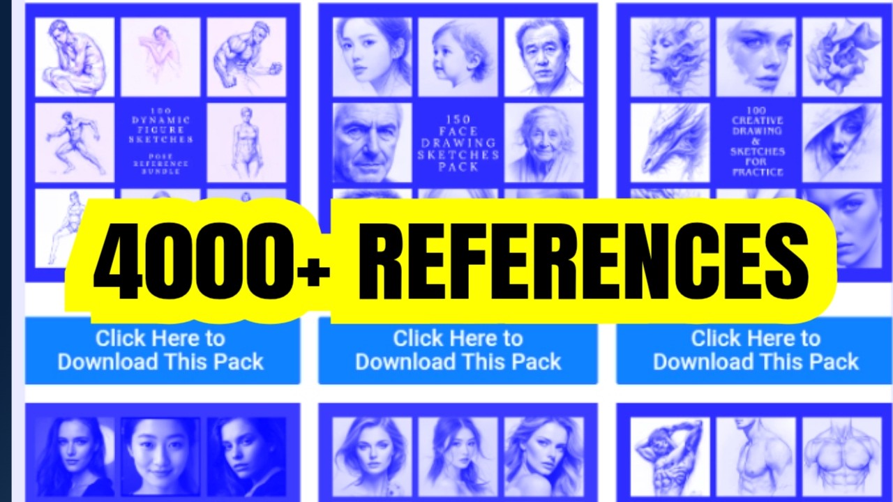 4000+ Drawing Reference Images For Artists | The Ultimate Sketching Resources