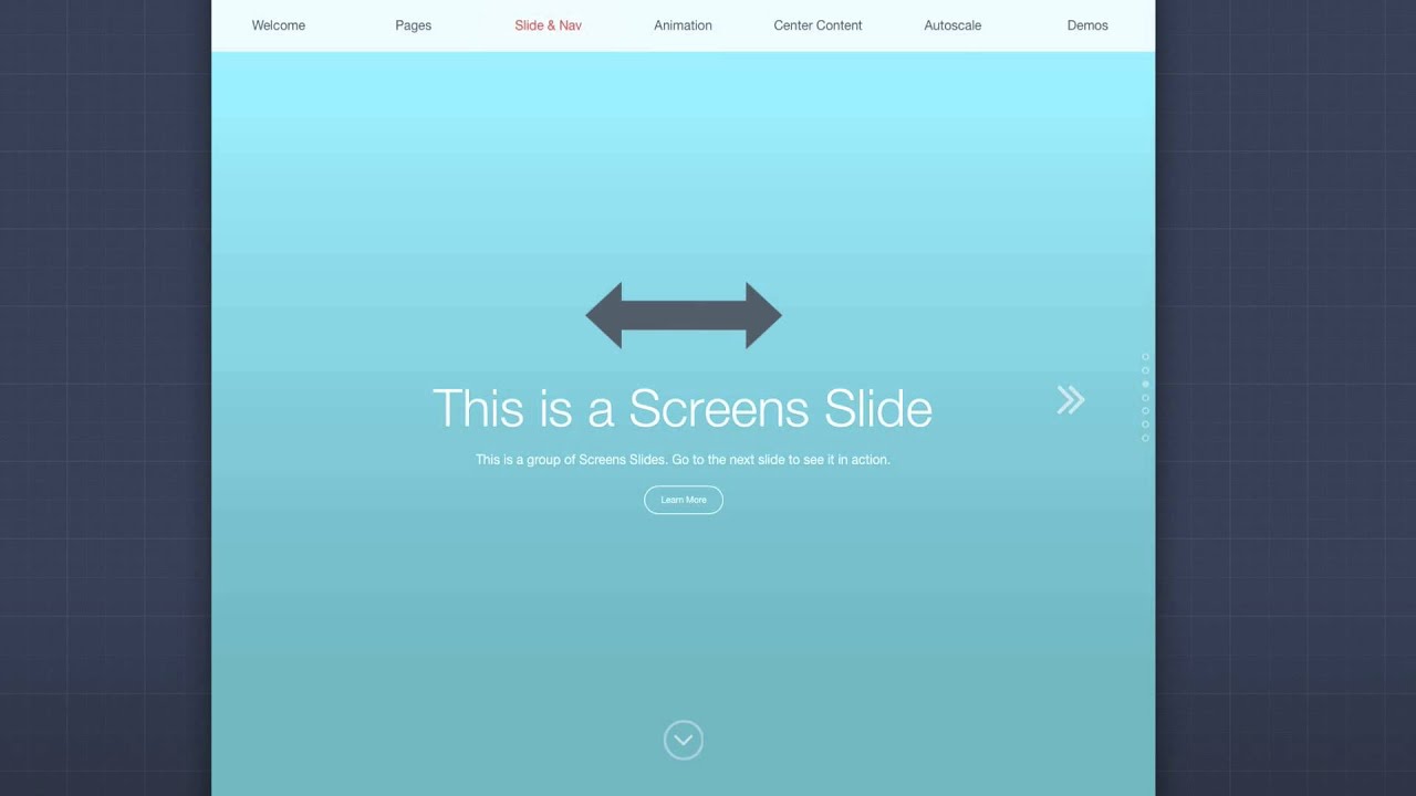 Screens Centered Content Feature Overview