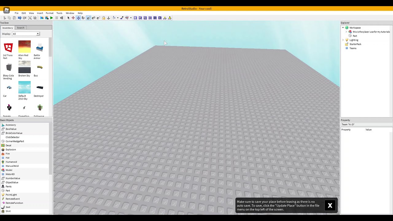 How to make and use teams - RetroStudio