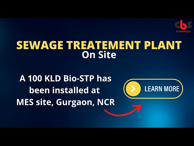 Bio Sewage Treatment Plant - Bio STP - Bio-STP (Sewage Treatment Plant ...