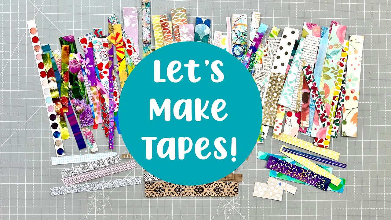 Scrapplications 21 - Ideas for Making Tapes  #randomremainsrevived #scrapplications