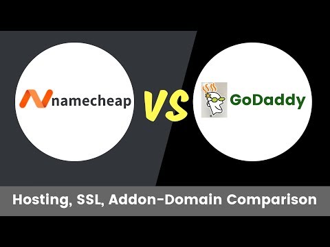 Godaddy vs Namecheap Basic Hosting Plans Comparison | Hosting Plan Comparison