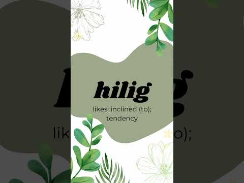 Hilig (Filipino to English)