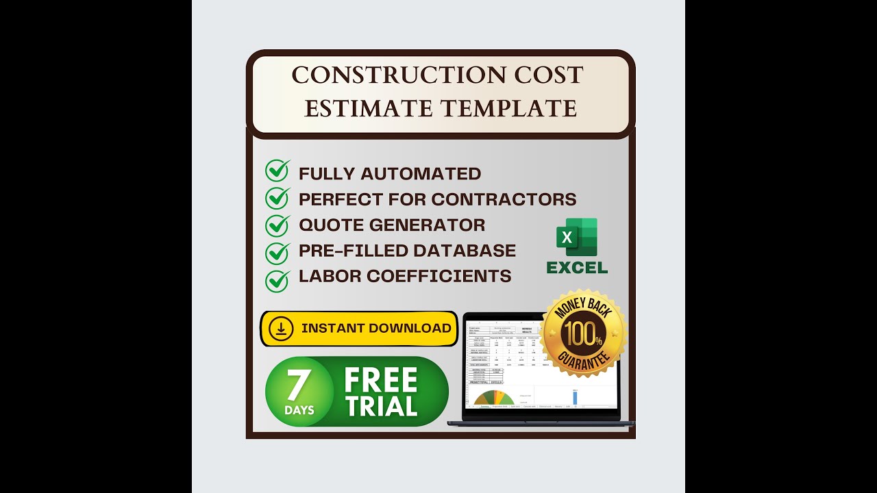 Project Cost Estimate Excel Template - Overview and How To Use It