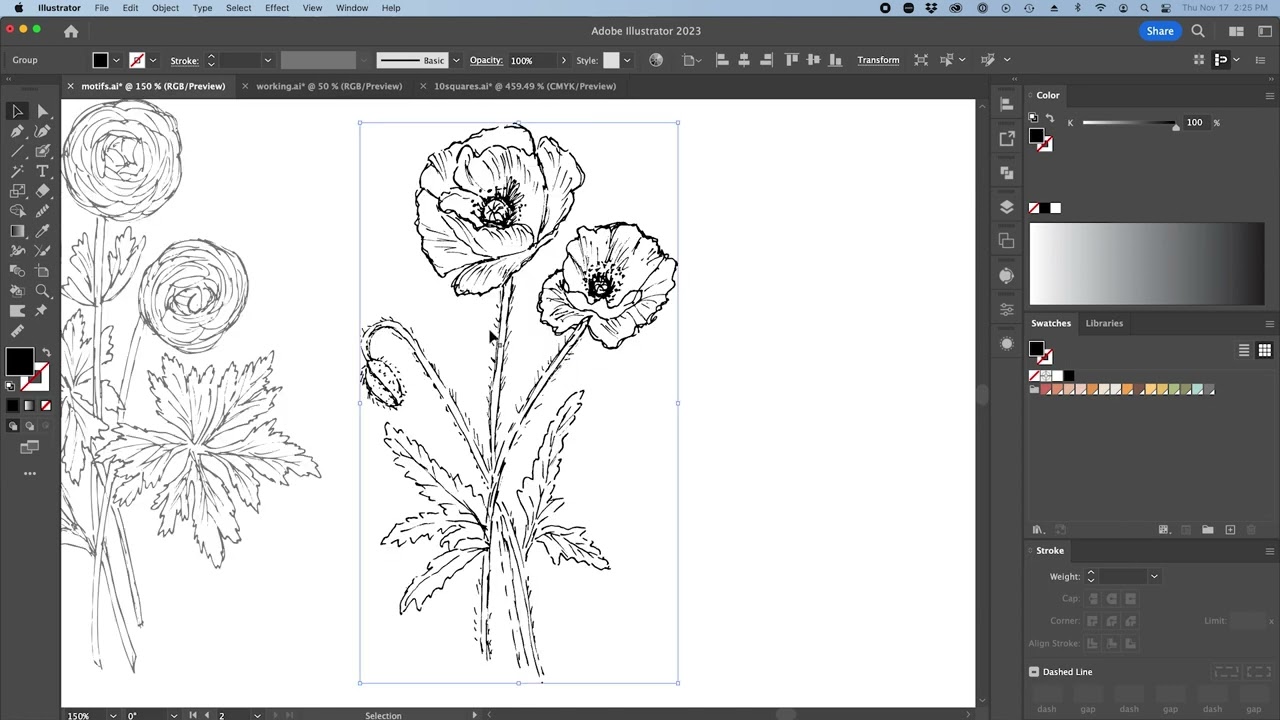 Vectorize your ink drawings in Adobe Illustrator: preserve detail without making humongous files