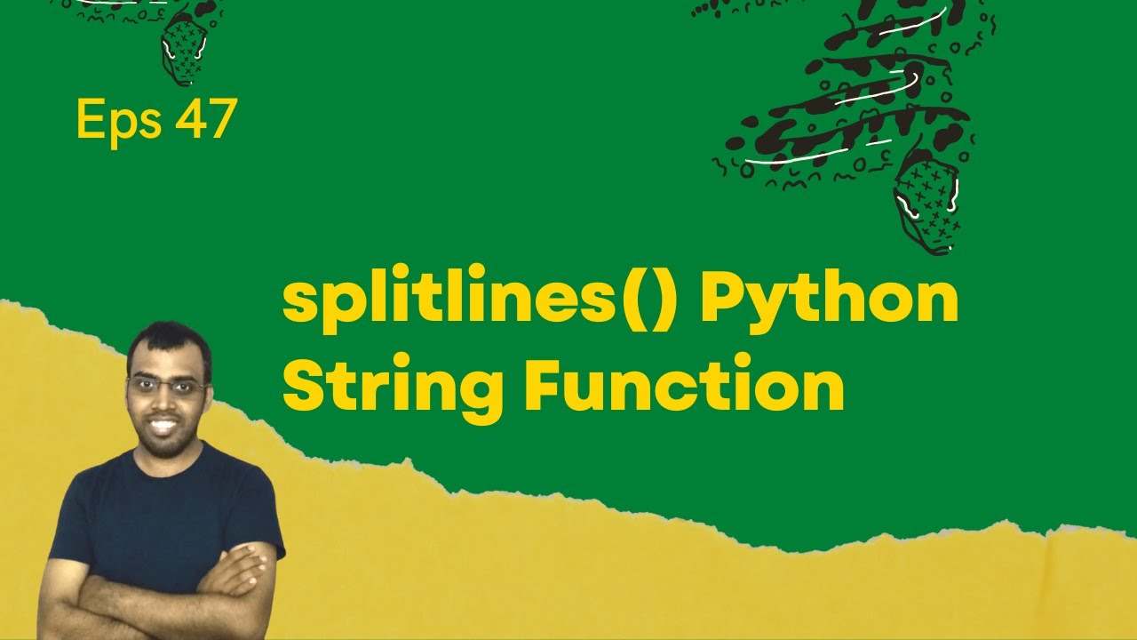 splitlines() Python String Function #47 #lingarajtechhub