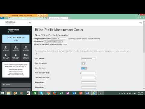 How to set up your O2 billing profile