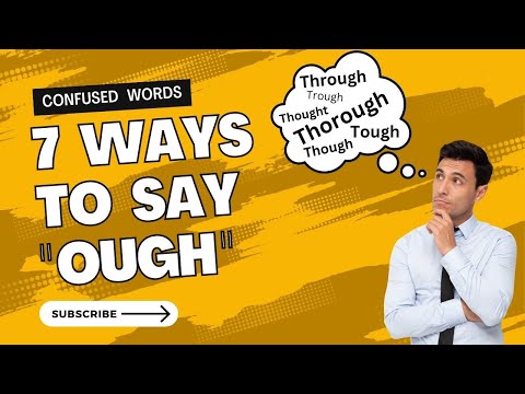 English Pronunciation: How to say words ending in -OUGH - @Curious.Learner_