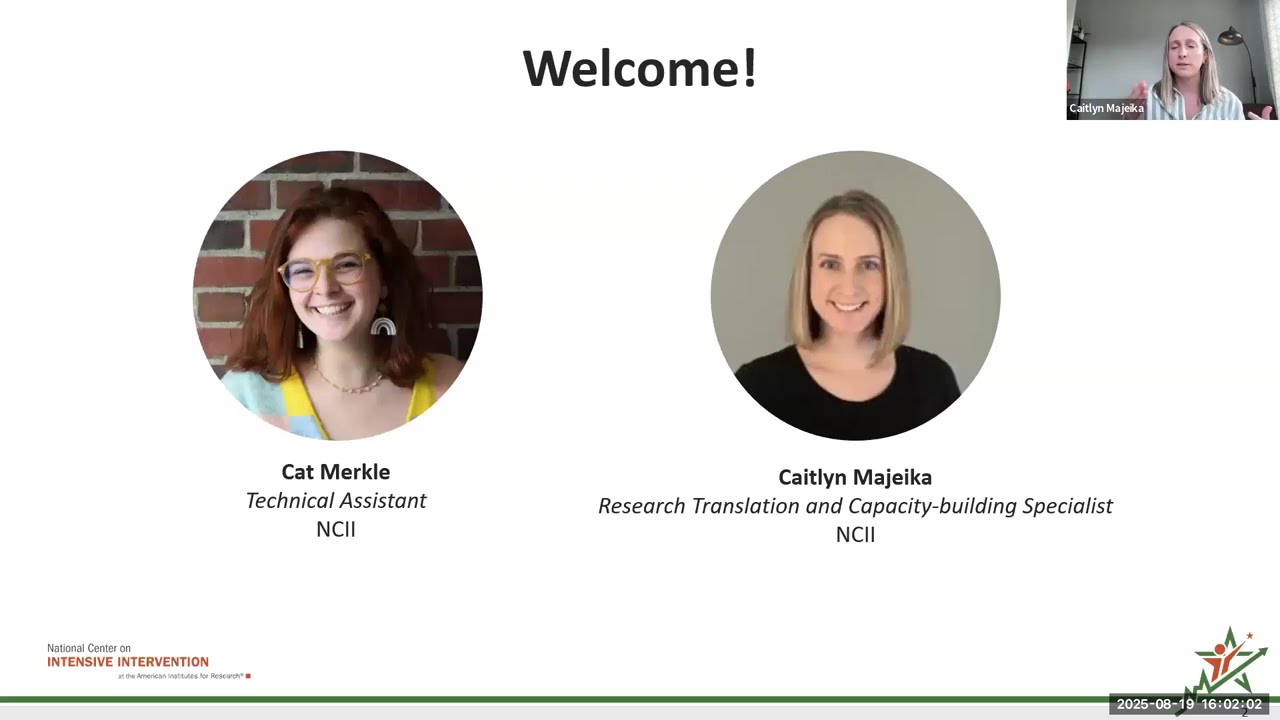 Data-Based Individualization 101 Webinar (8/19/25)