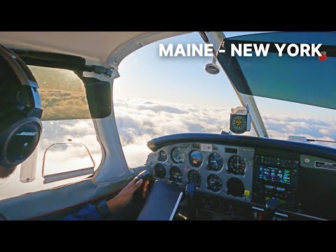 Stuck Above The Clouds: Developing my ADM // Full VFR Flight KPWM to 5B2 in a Piper Warrior