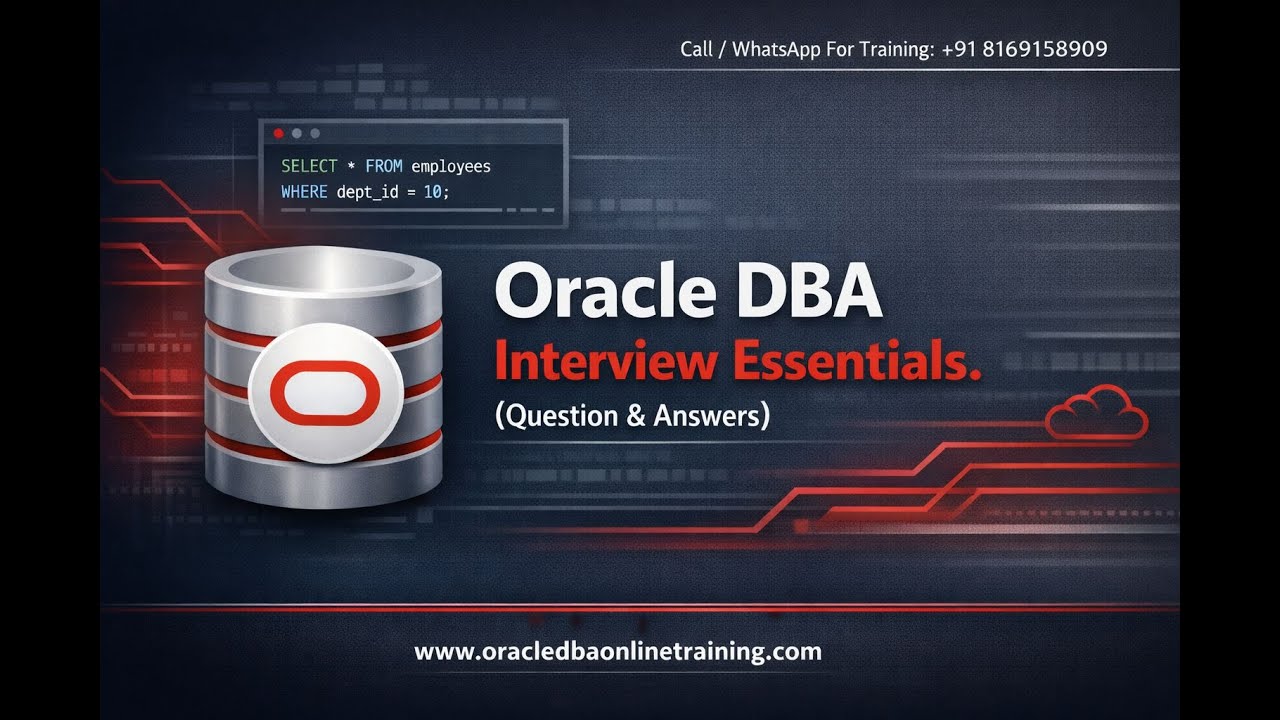 Oracle DBA: Interview Essentials Questions and Answers