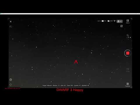 LIVE in 4K - Comet C 2025 F2 SWAN - DWARF 3 - Pompey Observatory - 15 April 2025