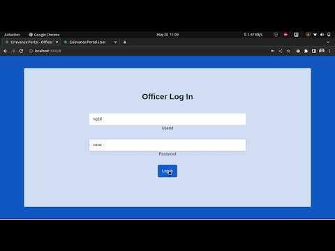 GitHub - AgamK18/grievance-portal-officer: User