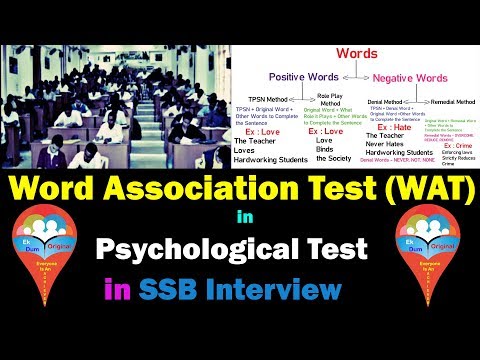 WAT in SSB Interview (Hindi) Video Lecture - Preparation Tips for SSB ...