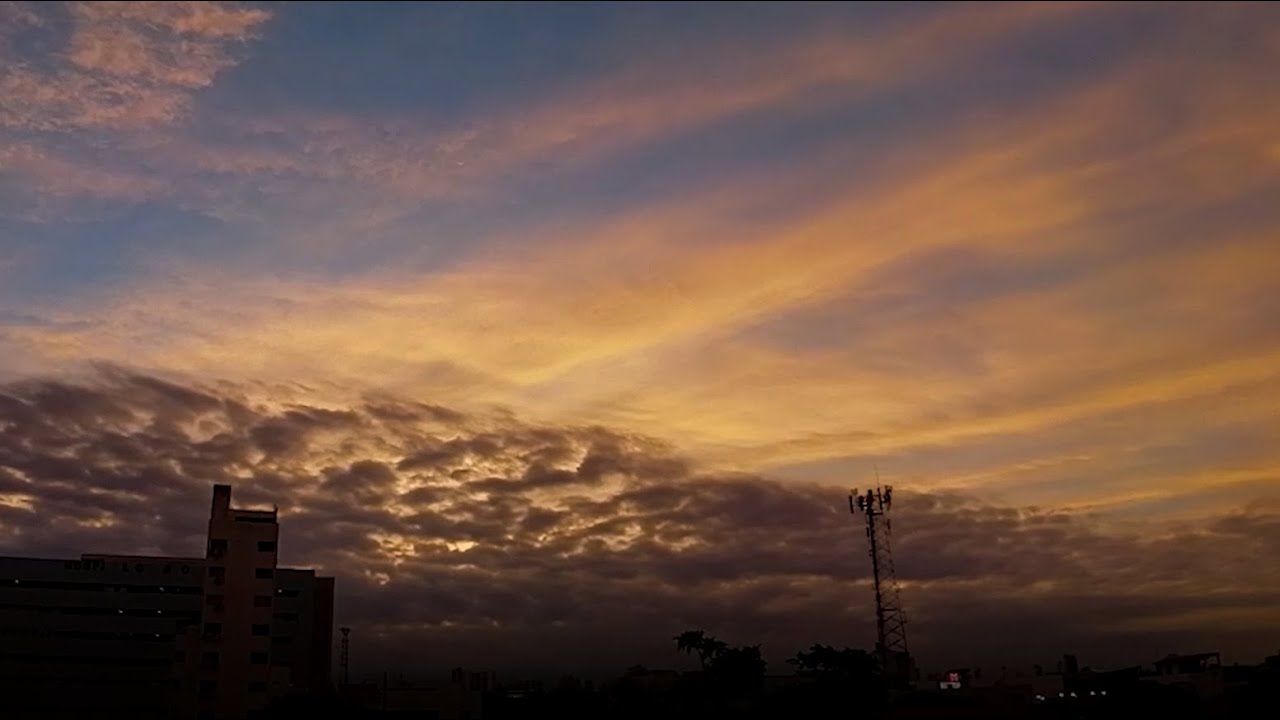 Timelapse. Hermoso Cielo del Atardecer (17/11/2020) Santa Cruz