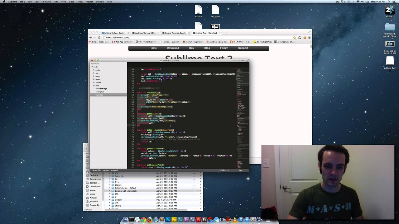 Installing and Configuring Sublime Text 2 for Corona SDK