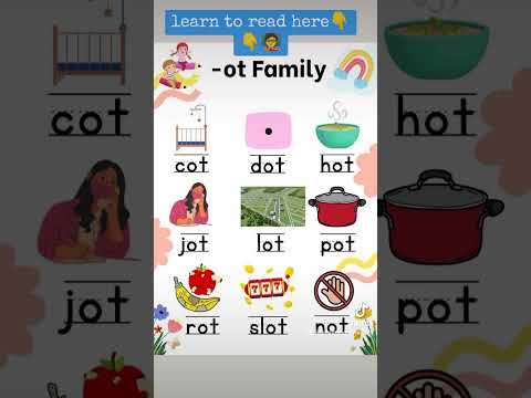The -ot word family #reading #fypシ