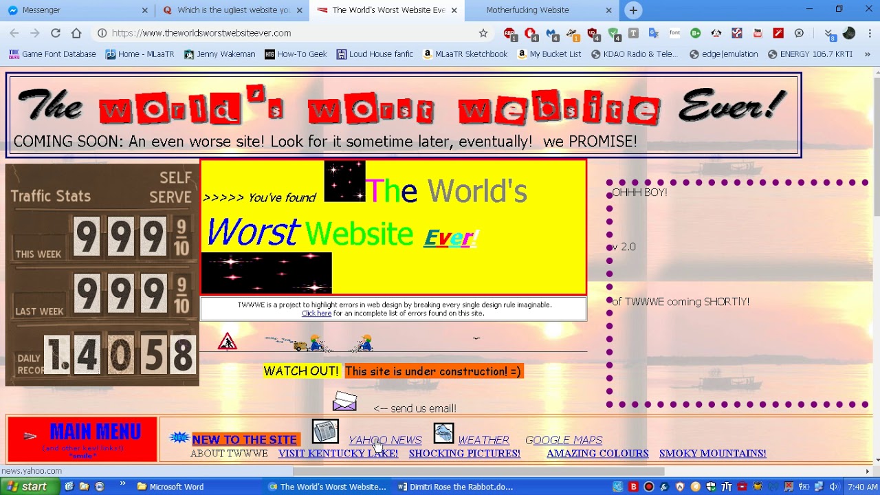 The World's Worst Website Ever