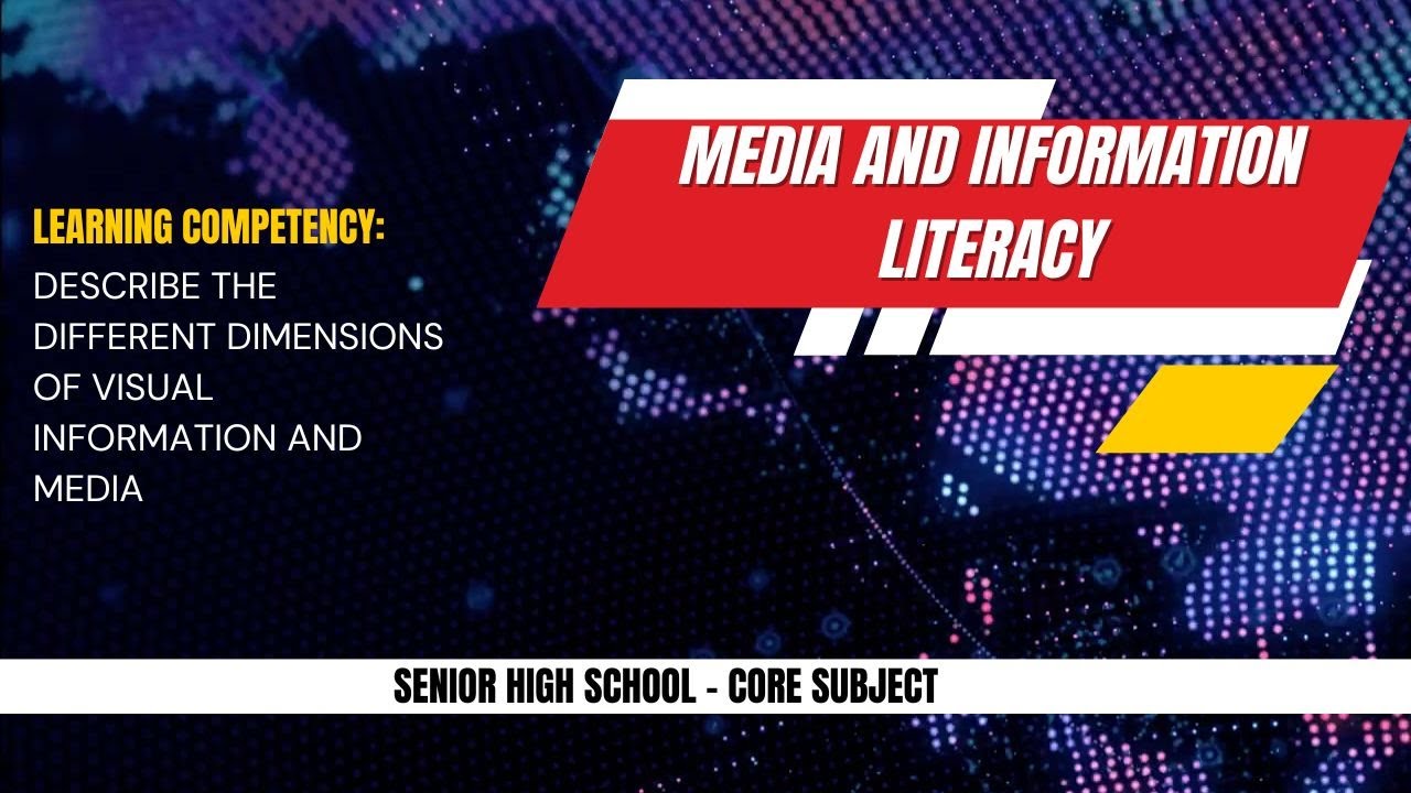 THE DIFFERENT DIMENSIONS OF VISUAL INFORMATION AND MEDIA