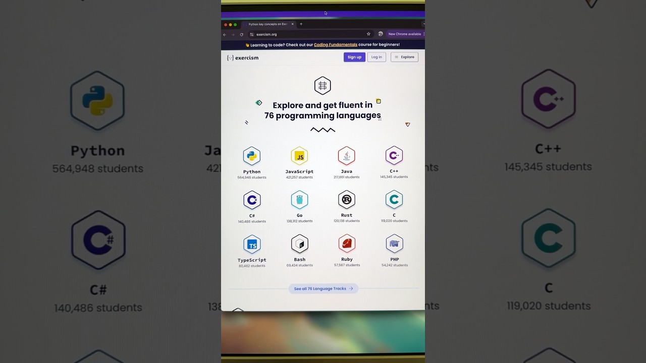 Learn almost any coding languages #coding #development #study