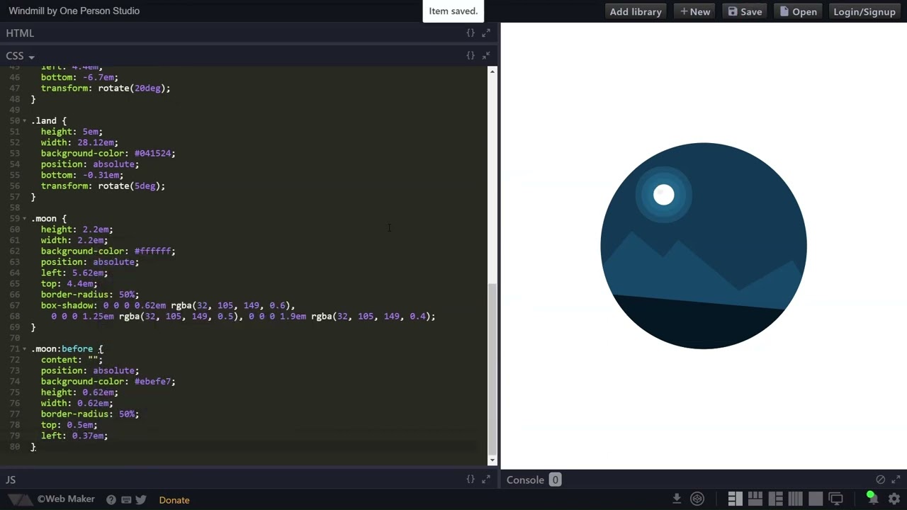 Creating a WINDMILL Animation with HTML & CSS