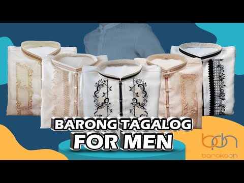 Part 1 BARONG TAGALOG FOR MEN | DIFFERENT TYPES OF DESIGN AND FABRICS | PHILIPPINES NATIONAL DRESS