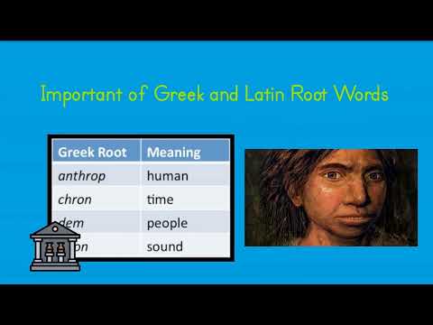 Fossils in Language...Ancient Greek and Latin in English?... Wut?...The Neanderthals of our Tongues!