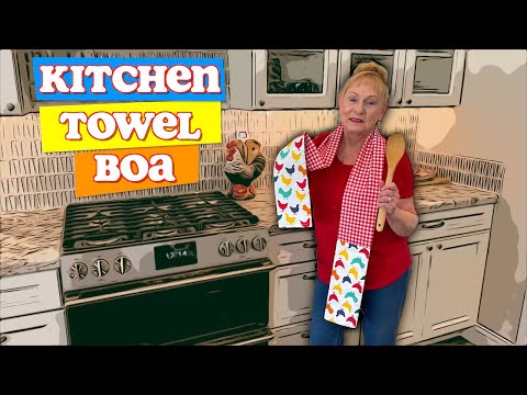 Towel Boa | Kitchen Towel | The Sewing Room Channel