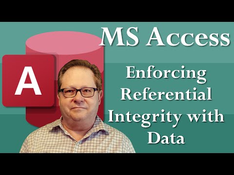 Microsoft Access Enforcing Referential Integrity with Data in the Tables