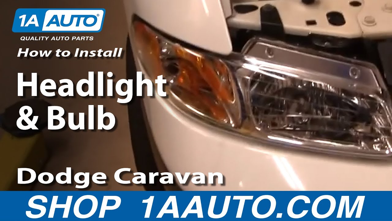 How to Replace Headlight 96-99 Dodge Caravan