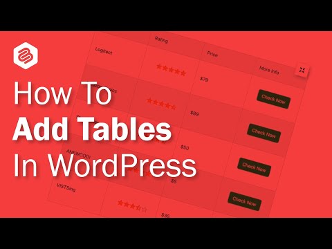 How to Create Tables in WordPress (With or Without A Plugin)