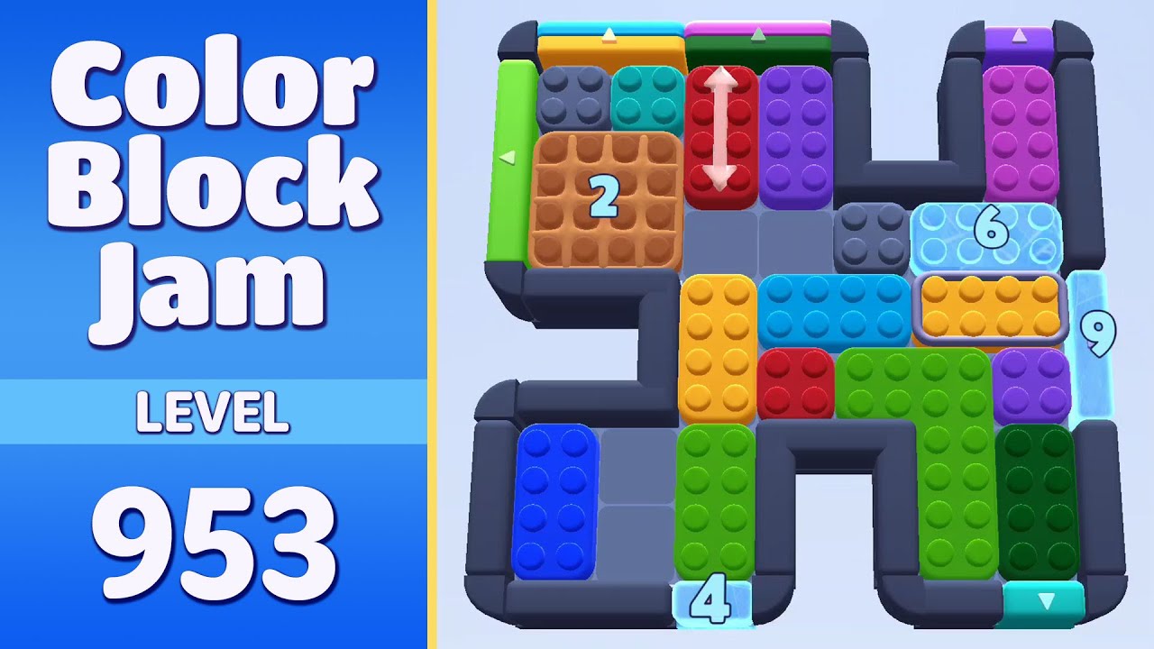 Color Block Jam Level 953 (954) Walkthrough | Complete Solution & Tips! 🚧