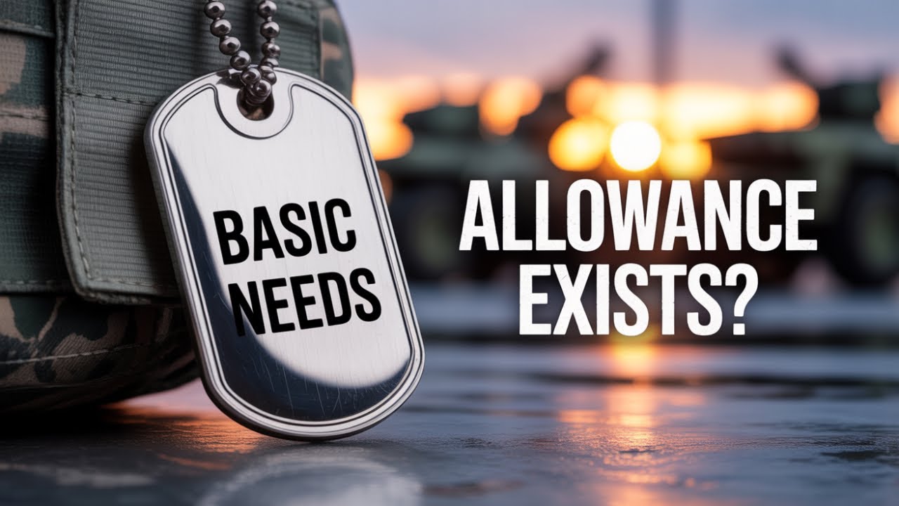 How The Military's BASIC NEEDS ALLOWANCE Will Pay Your Bills