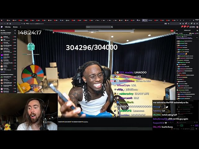 "Of course, he's going to be yelling" - Asmongold comments on Kai Cenat becoming the most ...