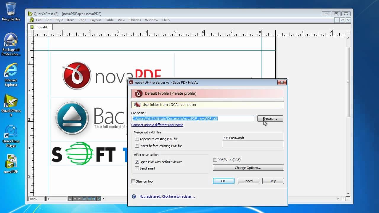 Convert QuarkXPress to PDF
