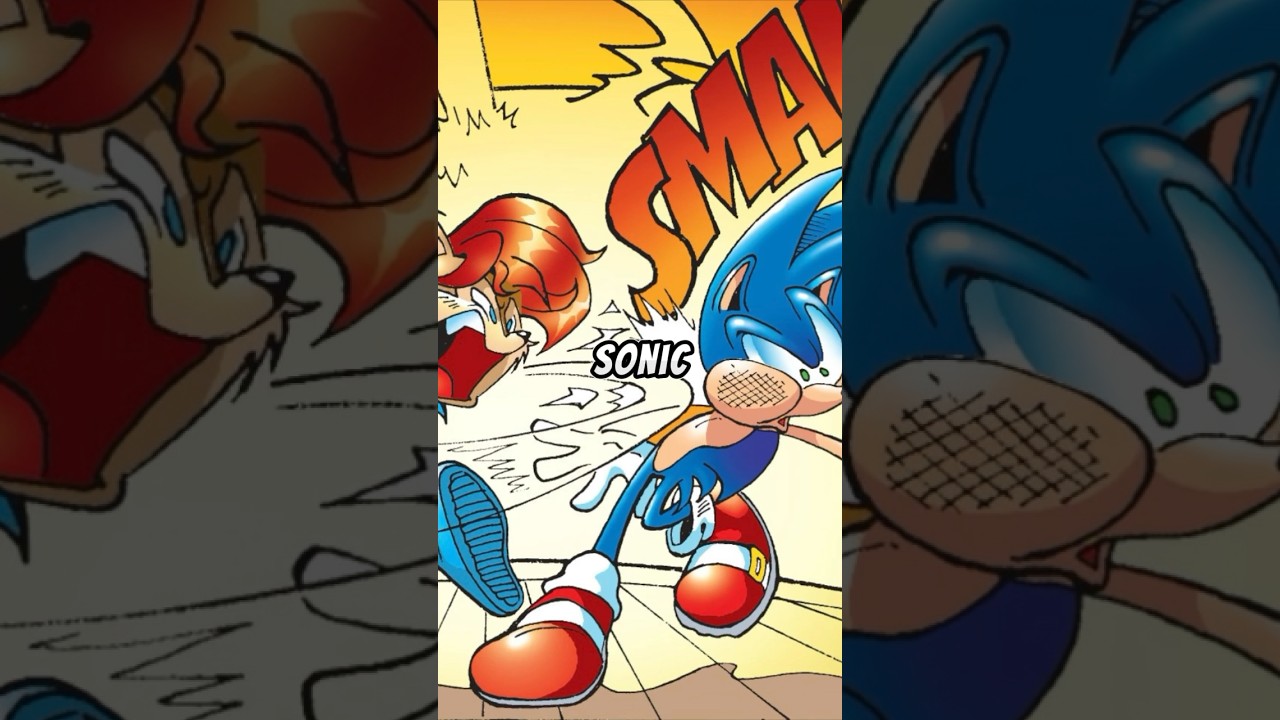 Why Sally Acorn Slapped Sonic #sonic #sonicthehedgehog #sega #soniccomics #sonics #archiesonic