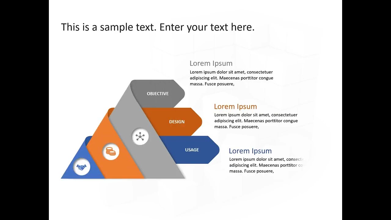 Animated Triangle Business Steps PowerPoint