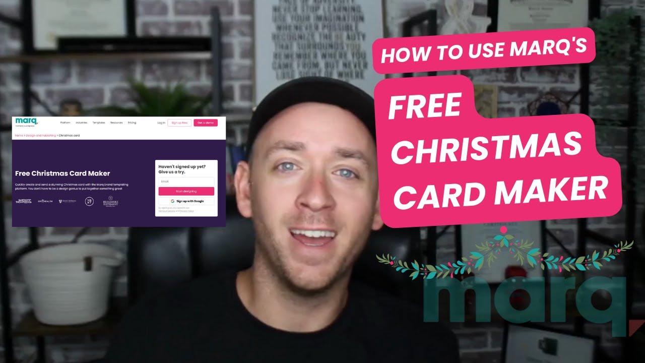 How To Use Free Christmas Card Maker | Marq