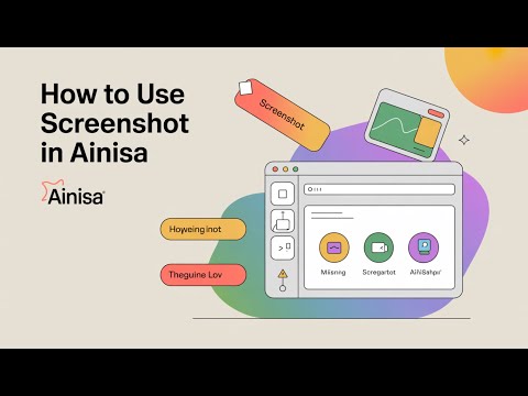 Take screenshot wit Ainisa chrome extension