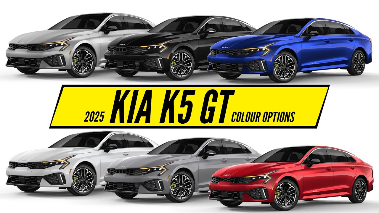 2025 Kia K5 GT - All Color Options - Images | AUTOBICS