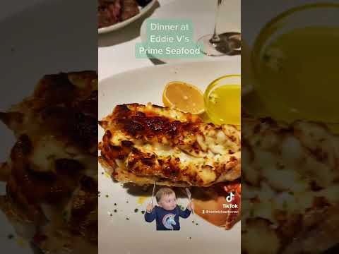 Eddie V’s Prime Seafood | Dinner | Newport Beach | California | Tomahawk Steak #eddievprimessafood