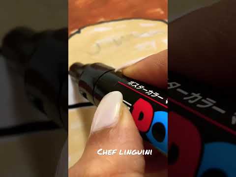 #art #ratatouille character #drawing Chef linguini #posca #shorts