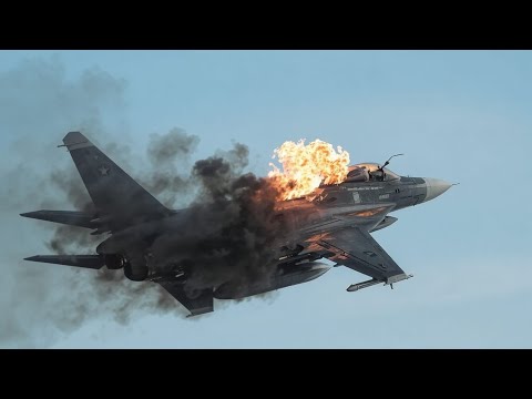 TERRIFYING MOMENT!! Russian Su-57 Fighter Jet SHOOTS DOWN US F-35 JET