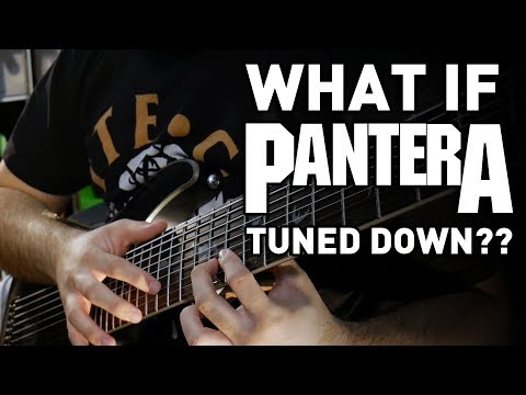 Pantera: Como soa a banda alguns tons abaixo em uma guitarra de nove ...