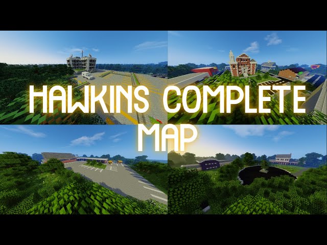 Full Hawkins Town (1.7.10) BEDROCK LINK IN DESPRIPTION Minecraft Map
