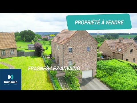 Présentation d'une villa basse énergie, 6 chambres, située à Frasnes-lez-Buissenal