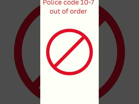 #police #codes police codes 10-7