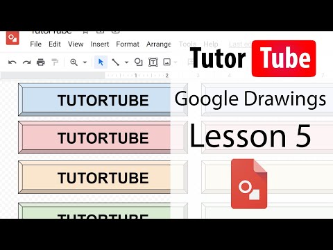 Google Drawings Tutorial - Lesson 5 - Working with Shapes