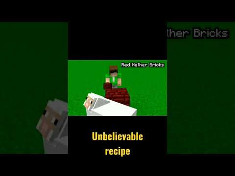 Unbelievable Minecraft recipe|top 5 crafting recipes probably don't know|Unbelievable