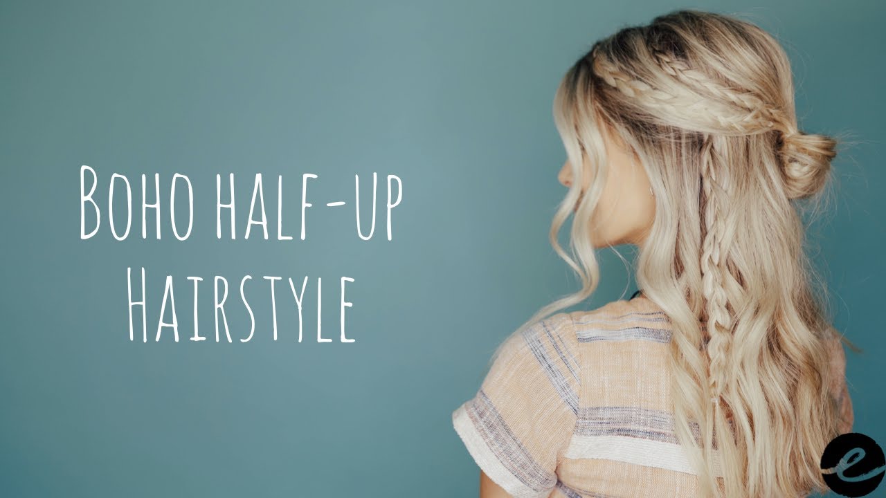 Boho Half-Up Hairstyle